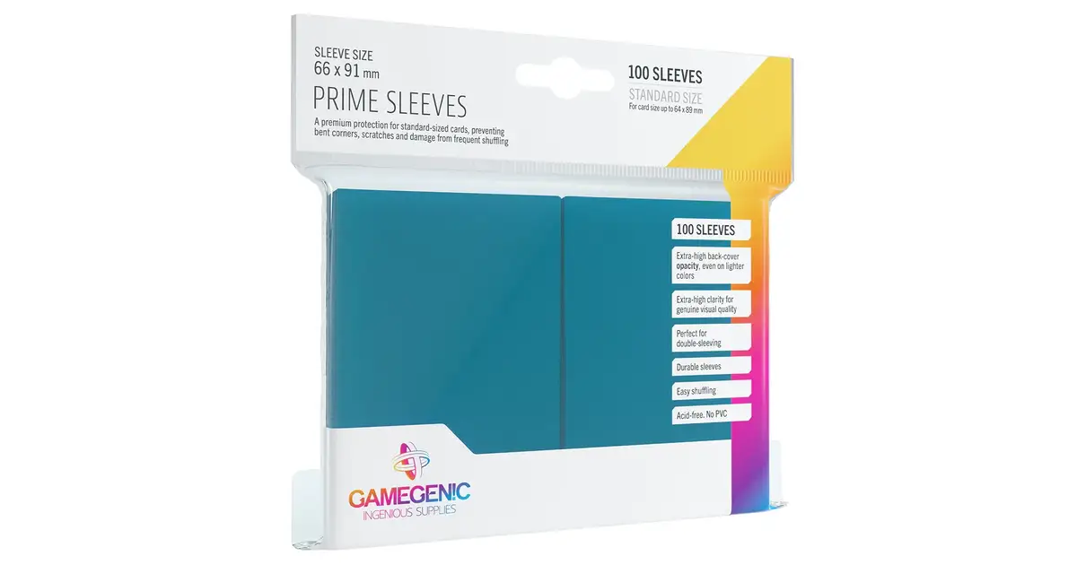 Gamegenic Sleeves MATTE Prime Blue 66 x 91 mm | MTG Sleeves ...