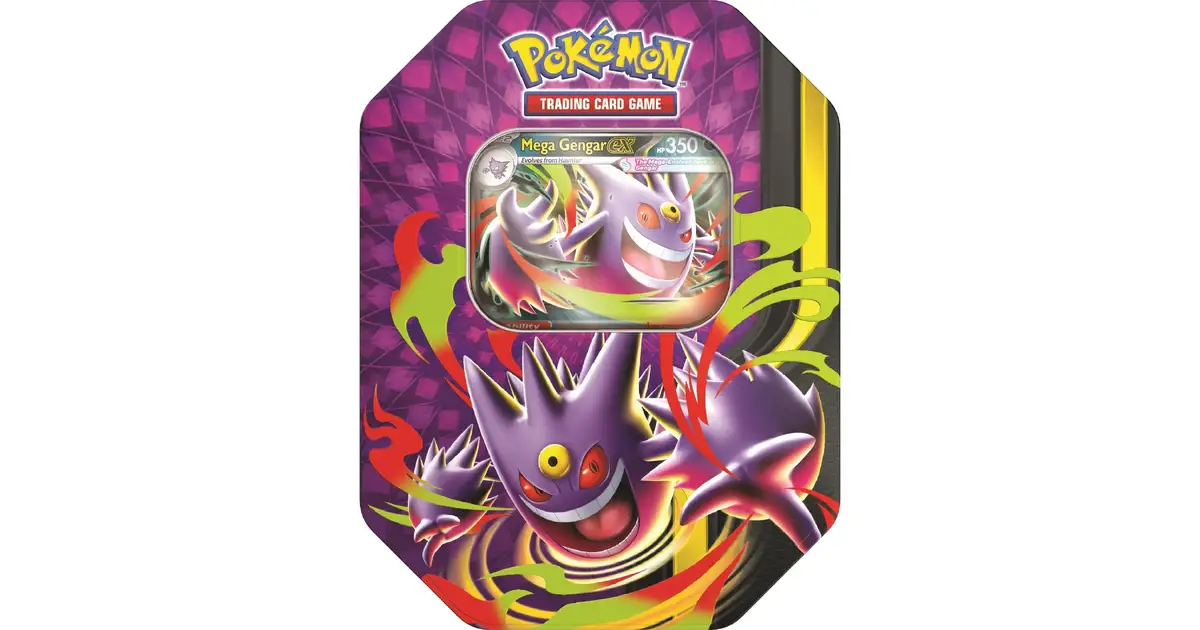 Pokemon Mega Moonlit Tin | Pokemon | Trading Card Games | Backwoods Wizards