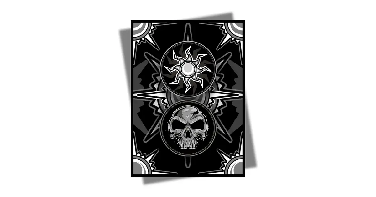 Orzhov Sleeves: White Black Mana - AI Armor MTG Sleeves - 100 ct | MTG ...