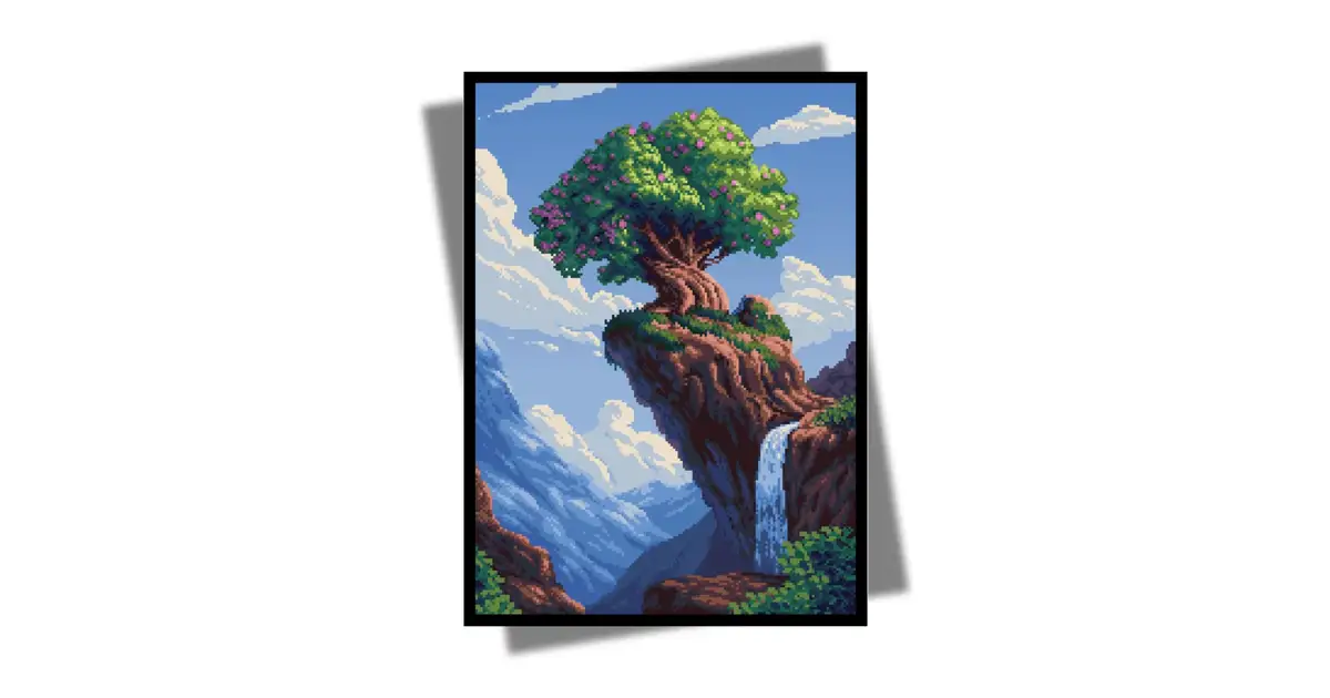 Tree Of Life (Pixel Art) - Realm Guard MTG Sleeves - 100ct | MTG ...