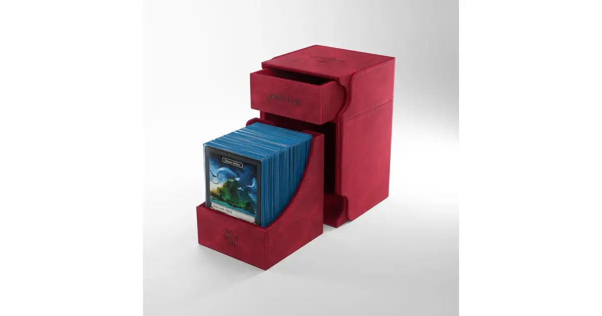 Gamegenic Watchtower 100+ XL TCG Deck Box Red | MTG Deck Boxes | Gaming ...
