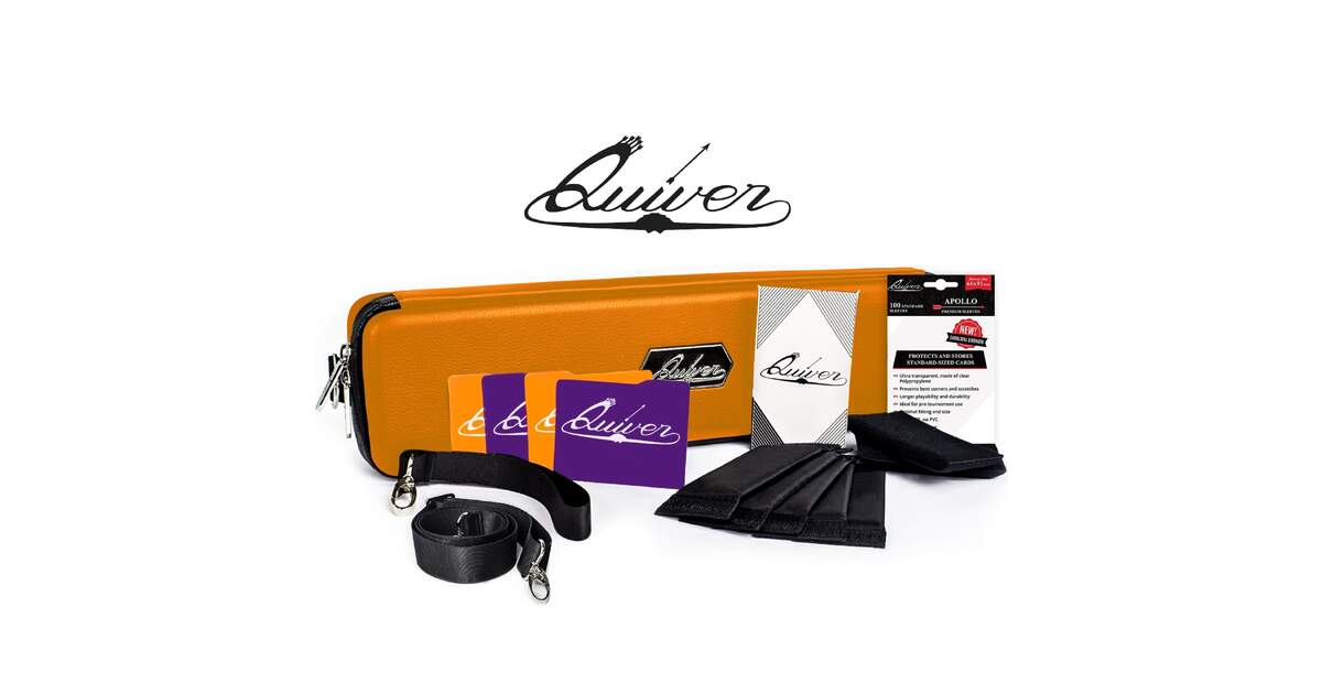 Quiver Card Case in Orange | Gaming Accessories | Backwoods Wizards
