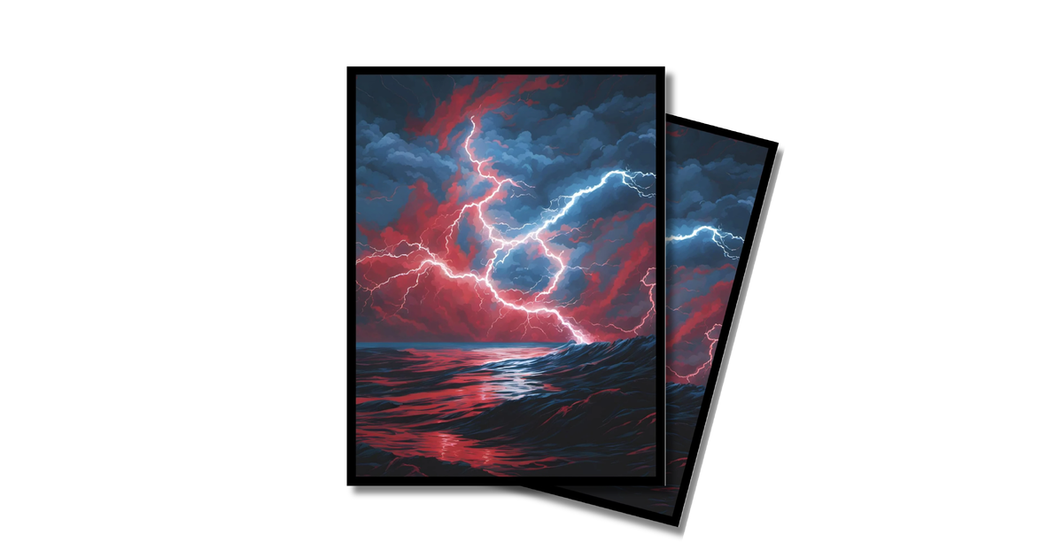 Izzet Storm Sleeves - Realm Guard MTG Sleeves - 100 ct | MTG Sleeves ...