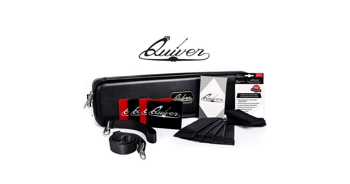 Quiver Card Case in Black | Gaming Accessories | Backwoods Wizards