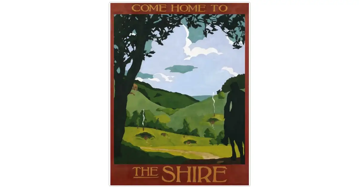 Lord of the Rings - The Shire | Vinyl Wall Decals | Posters | Artwork ...