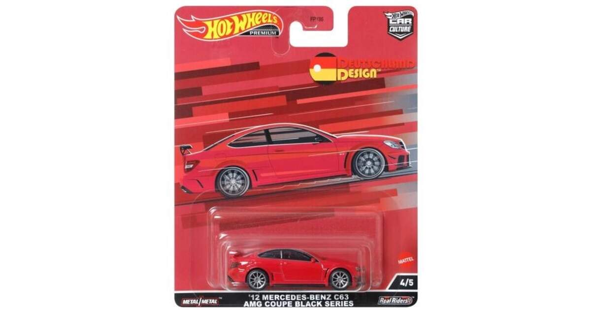 Hot Wheels Premium '12 Mercedes-Benz C63 AMG Coupe Black Series | Die ...